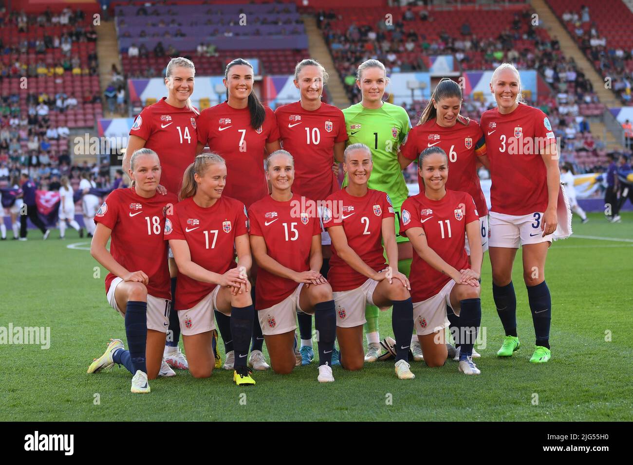 Norwegian international football team hi-res stock photography and ...