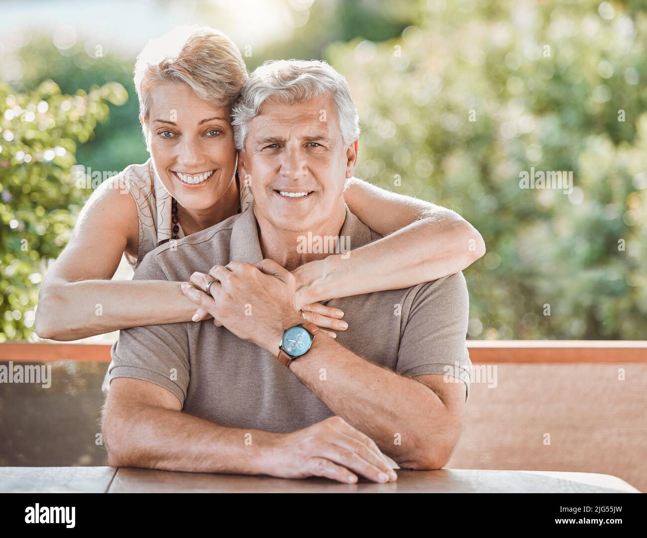 This one is the love of my life. Shot of an affectionate couple ...