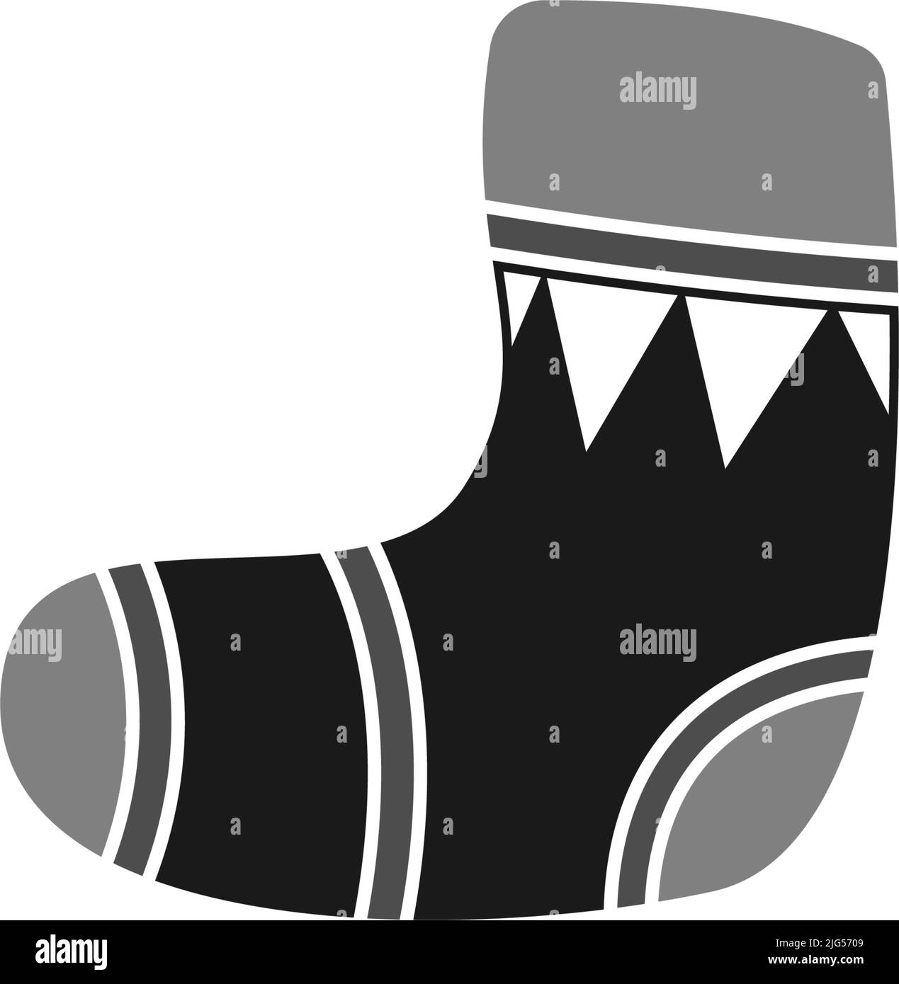 Sock icon logo design illustration template vector Stock Vector Image ...