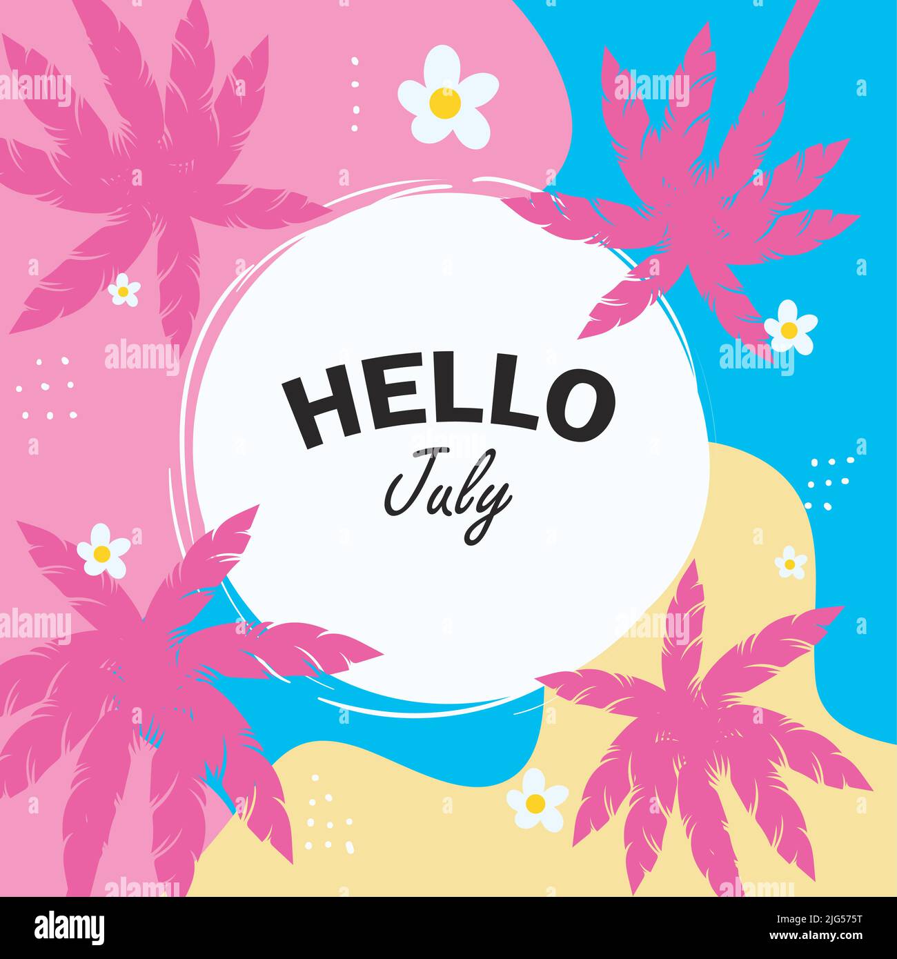 July plants Stock Vector Images - Alamy