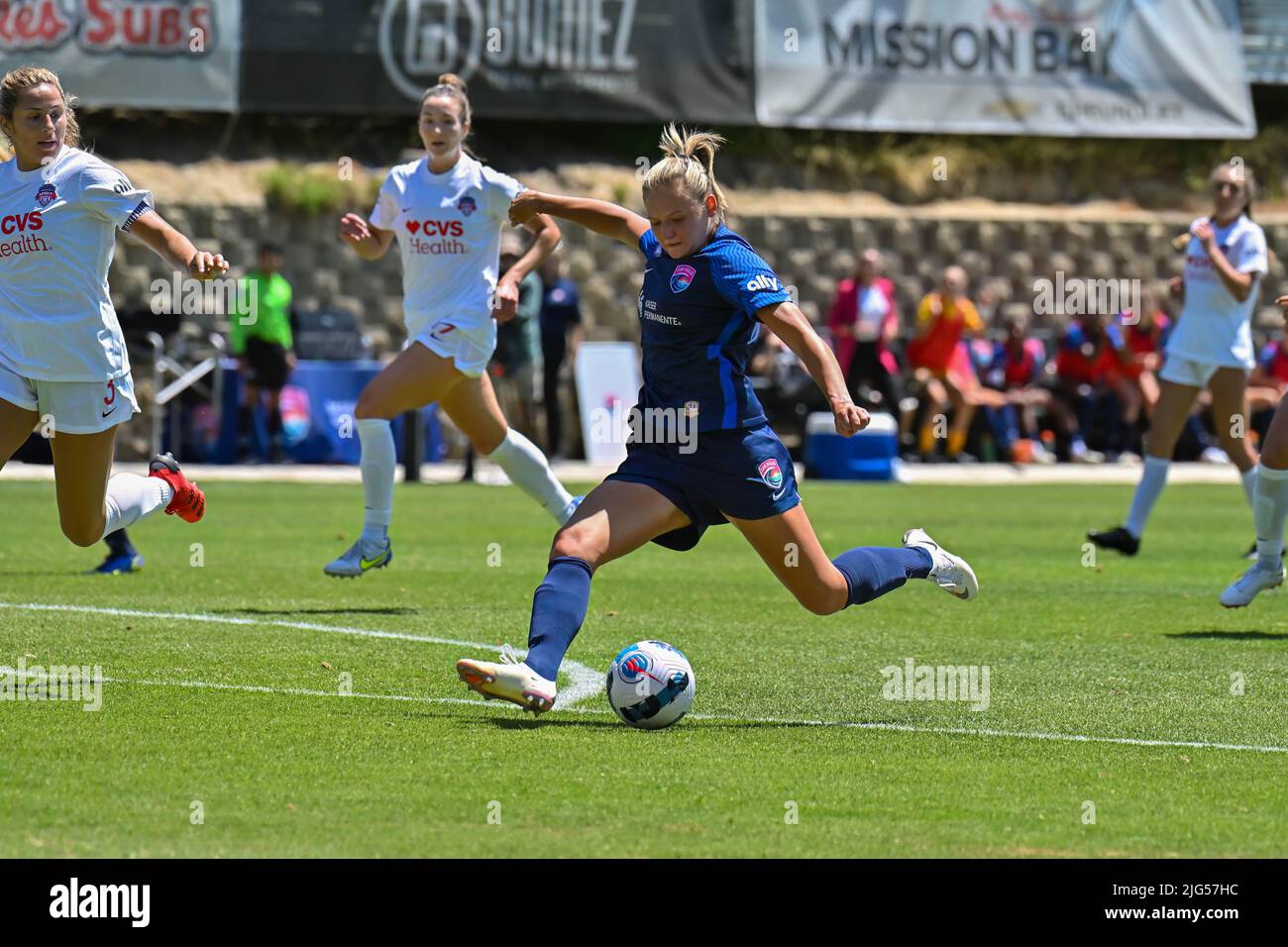 San Diego, California, USA. 03rd July, 2022. San Diego Wave FC forward ...