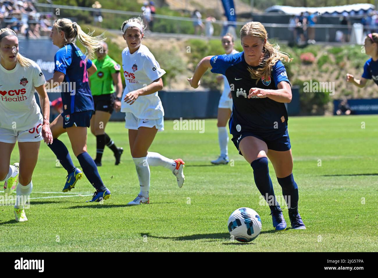 San Diego, California, USA. 03rd July, 2022. San Diego Wave FC forward ...