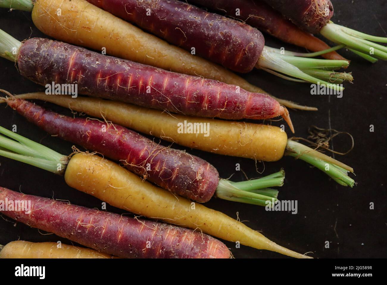Close up of baby carrots Stock Photo - Alamy