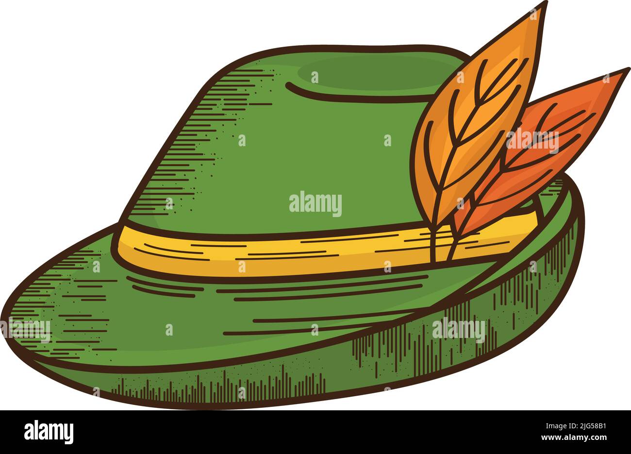 oktoberfest traditional hat Stock Vector Image & Art - Alamy