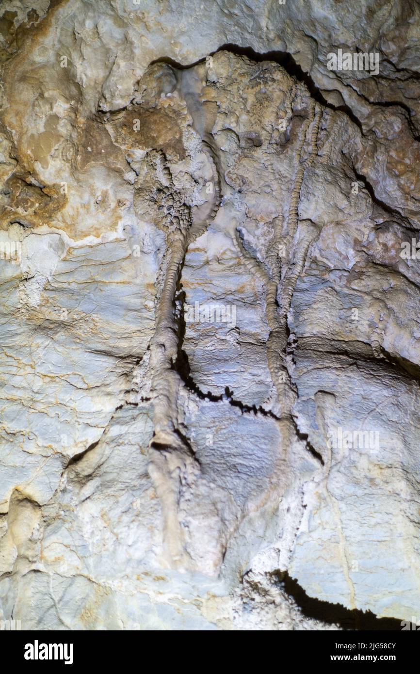 DRIPSTONE FORMATION . TROPSTEINFORMATION Stock Photo - Alamy