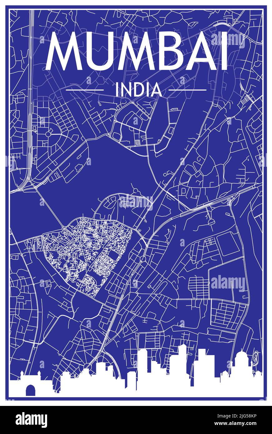 Mumbai skyline drawing hi-res stock photography and images - Alamy