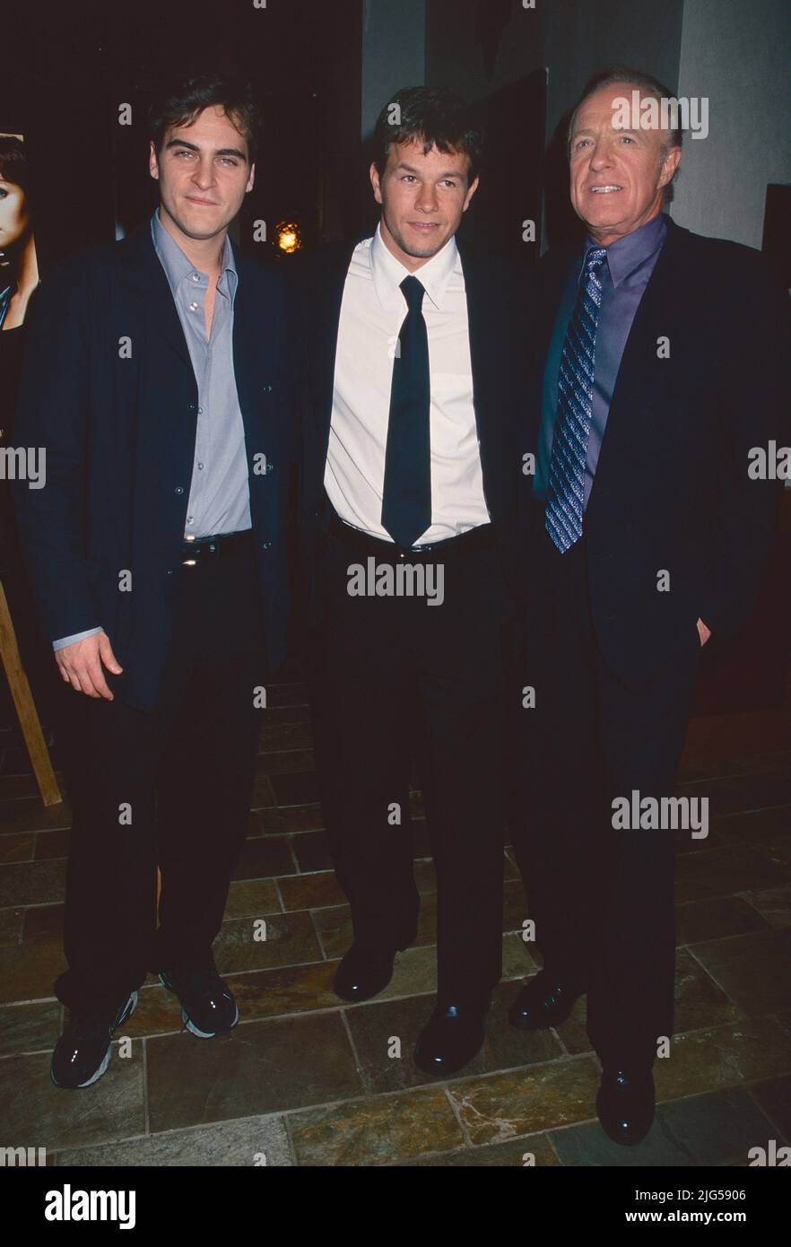 Joaquin Phoenix, Mark Wahlberg and James Caan attend the premiere of ...