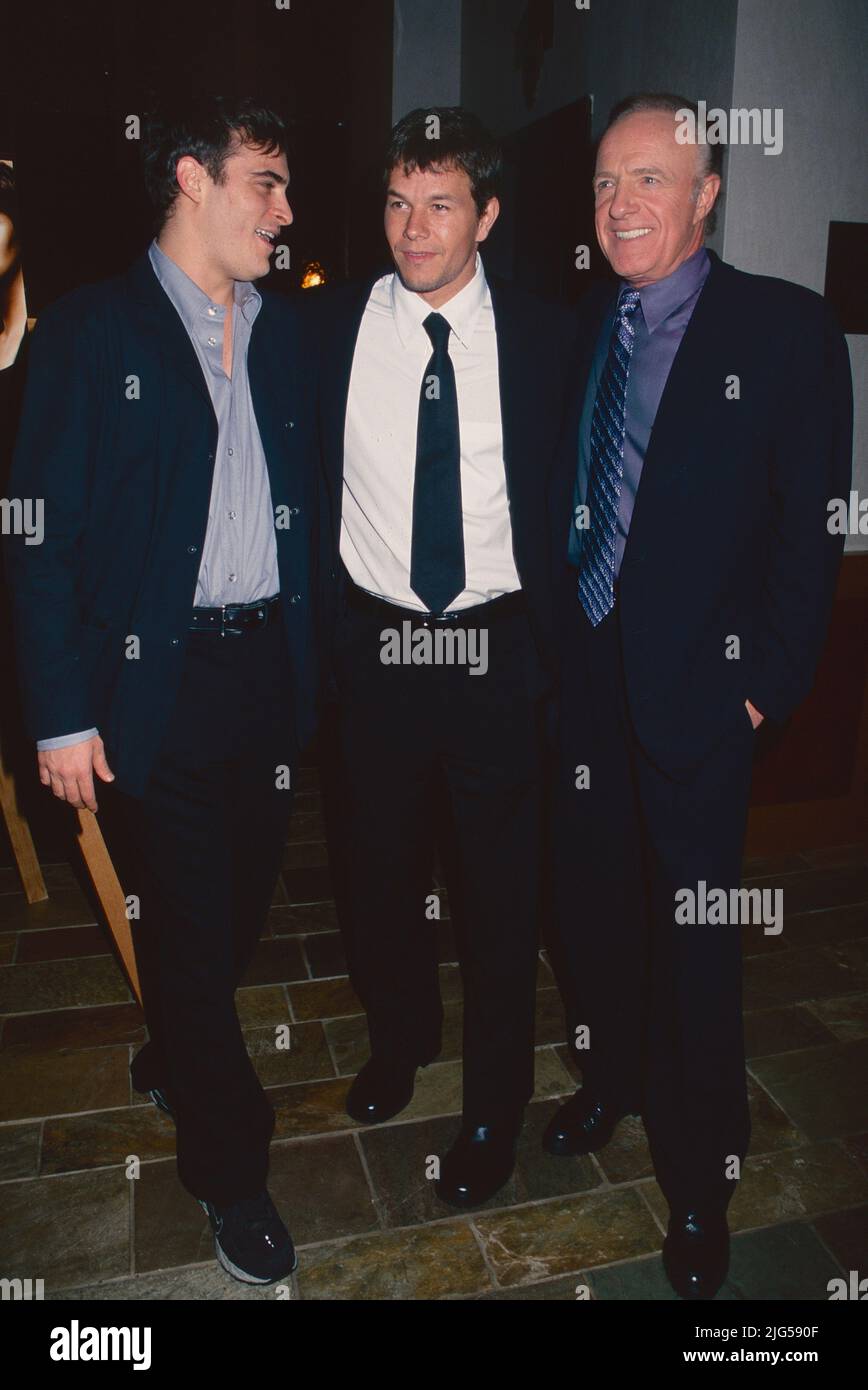 Joaquin Phoenix, Mark Wahlberg and James Caan attend the premiere of ...