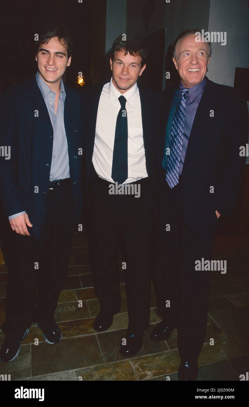 Joaquin Phoenix, Mark Wahlberg and James Caan attend the premiere of ...