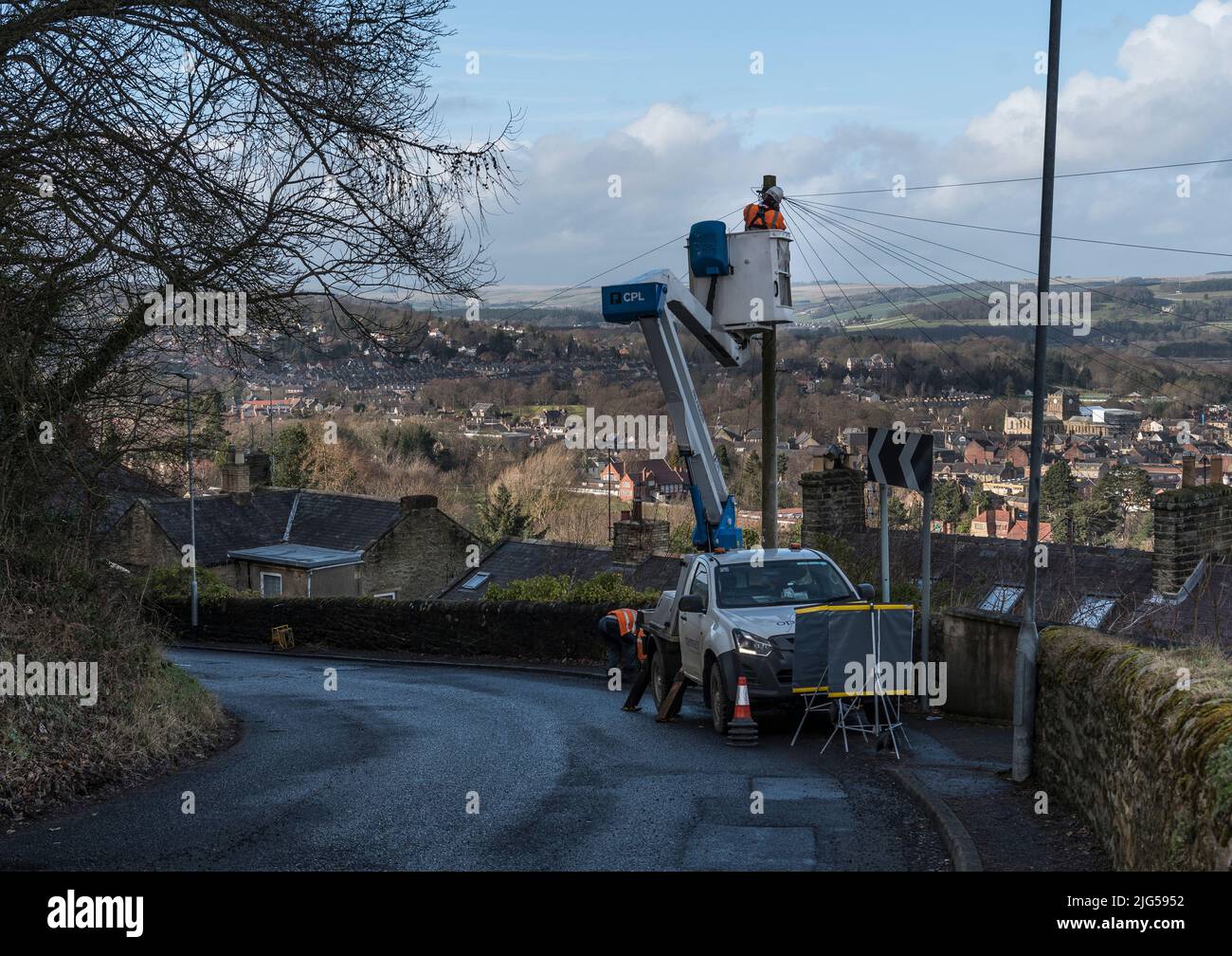 Mobile elevated work platform hi-res stock photography and images - Alamy