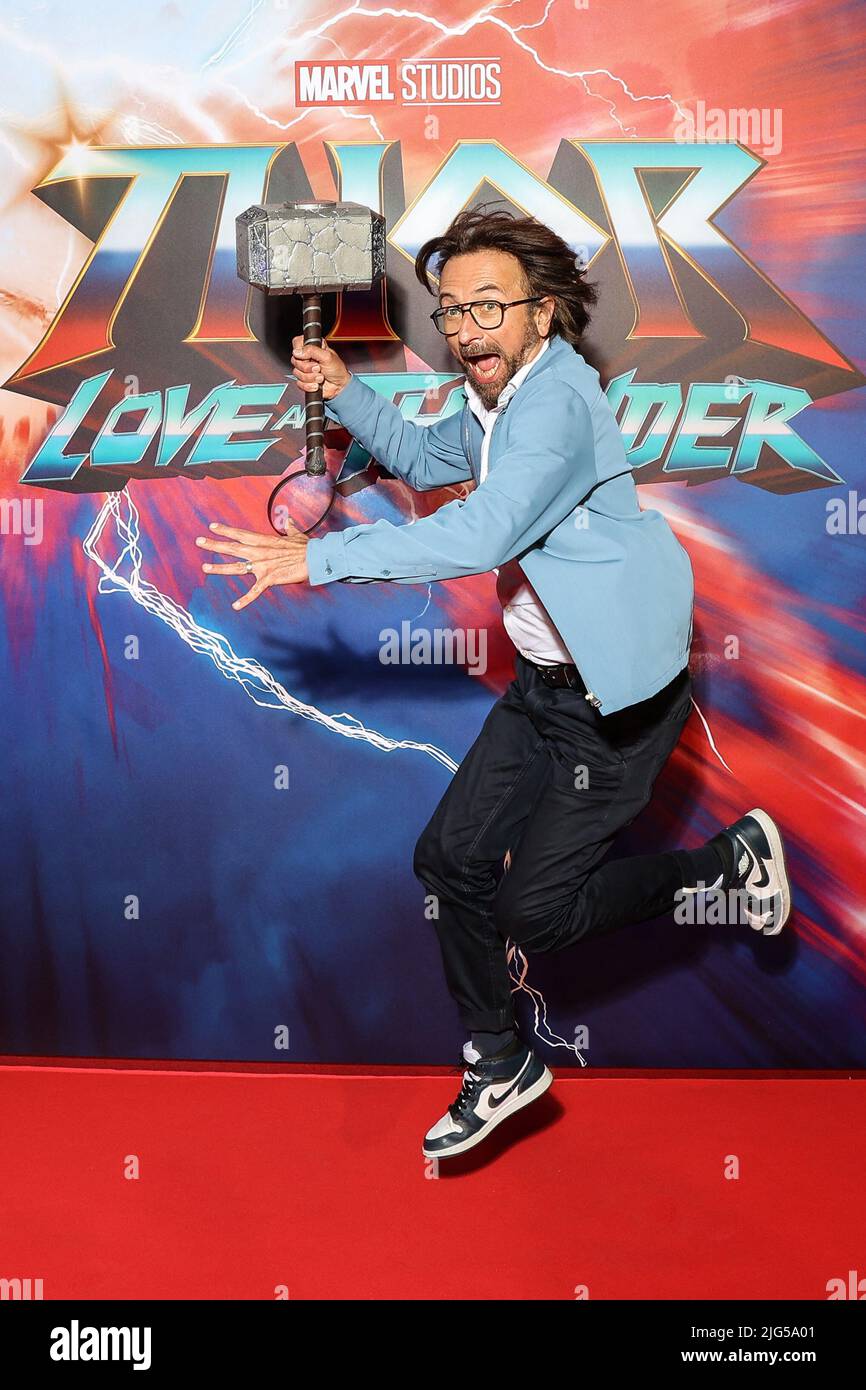 Paris, France. July 07, 2022, Alex Jaffray attends the 'Thor - Love and ...