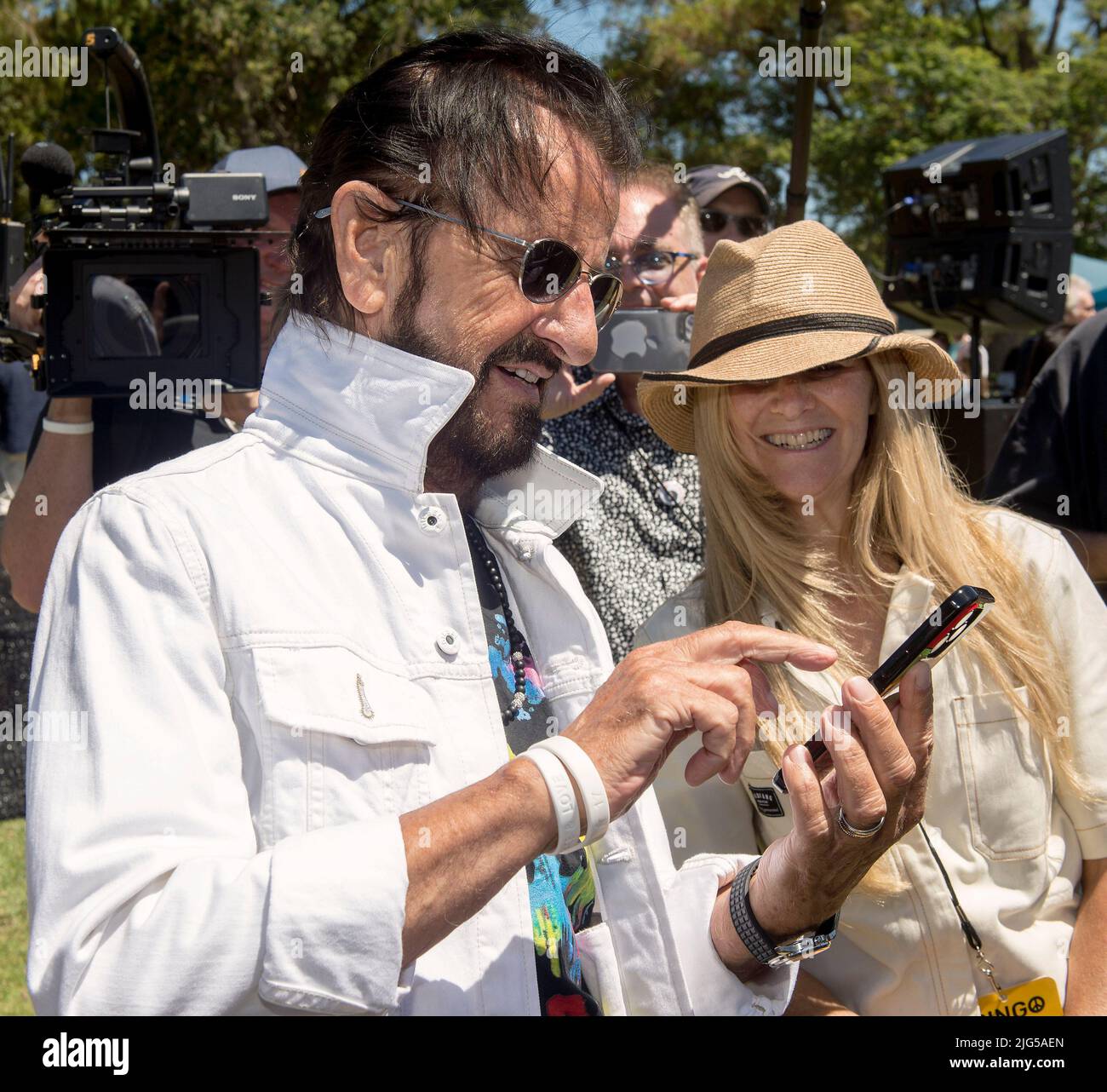 July 07, 2022 - Beverly Hills, California, USA - RINGO STARR celebrates ...