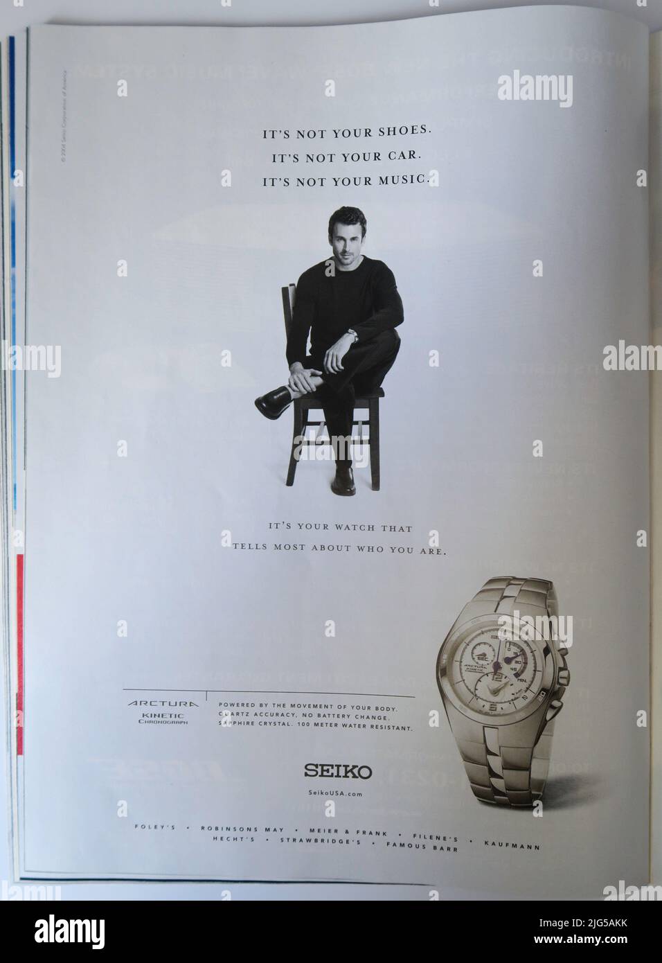 Vintage watch ad hi-res stock photography and images - Alamy