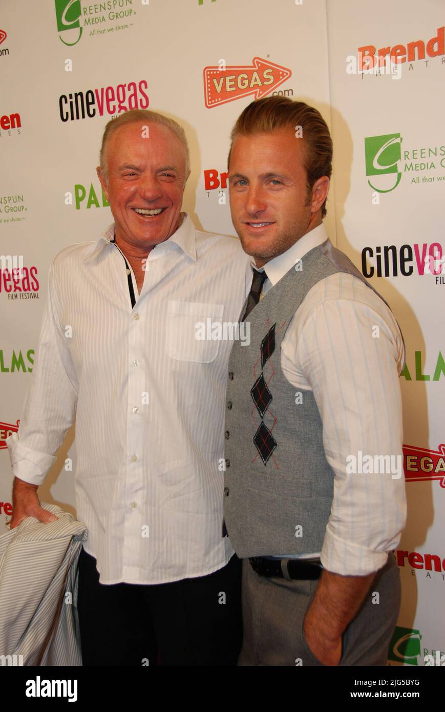 LAS VEGAS - JUNE 14: Actor James Caan and actor Scott Caan arrives at ...