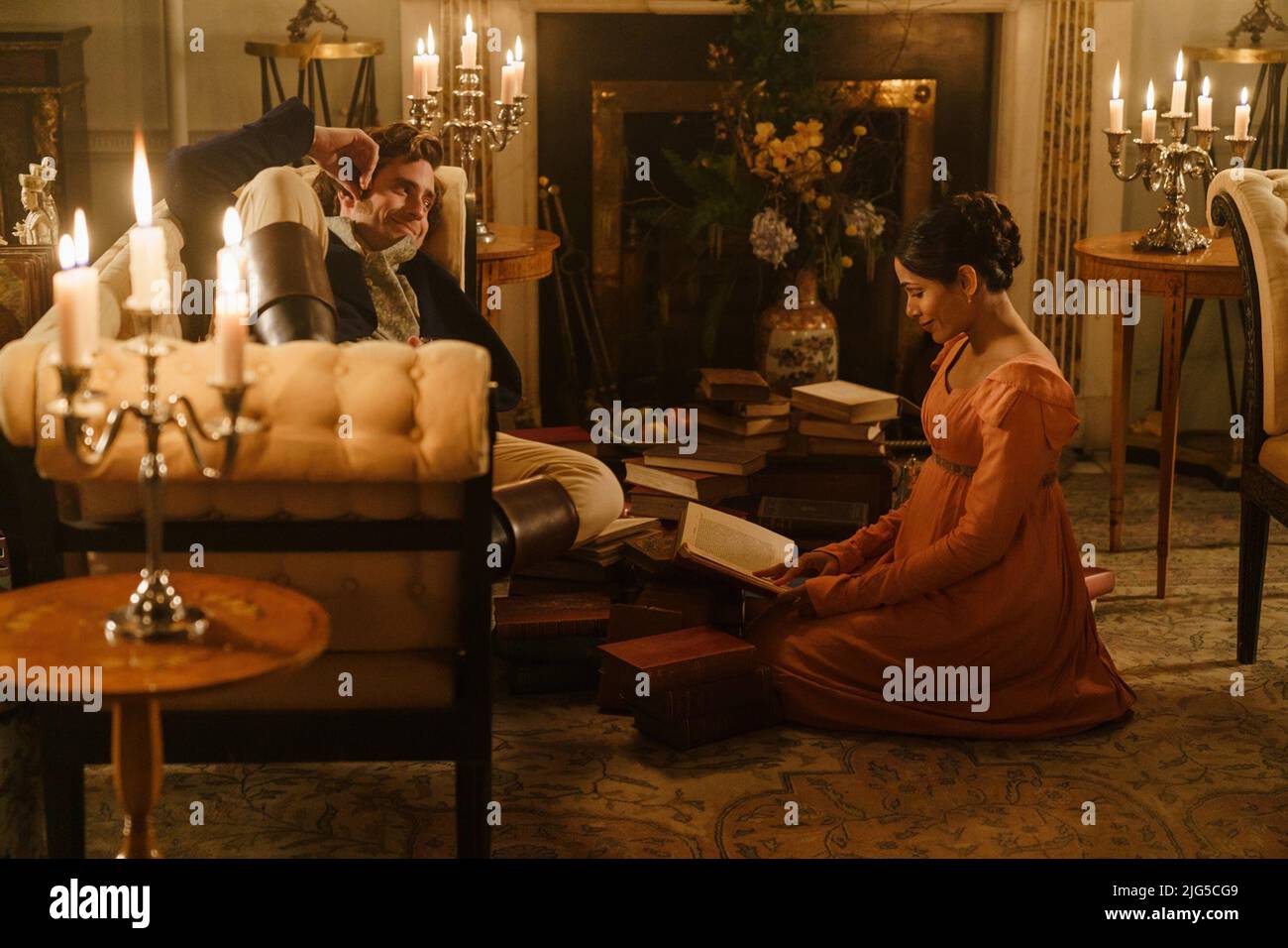 MR. MALCOLM'S LIST, from left: Oliver Jackson-Cohen, Freida Pinto, 2022 ...