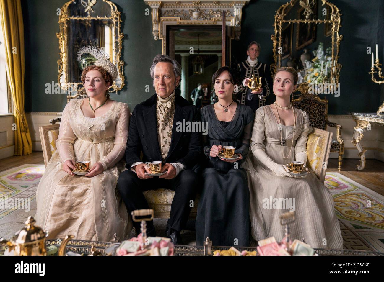 PERSUASION, from left: Lydia Rose Bewley, Richard E. Grant, as Sir ...