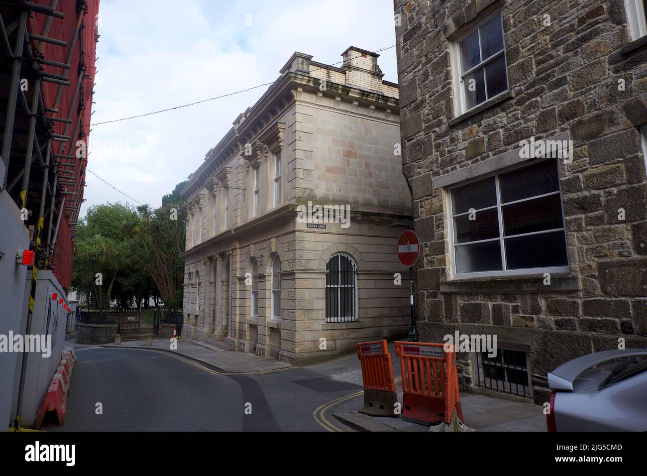 St Austell Cornwall England 07 06 2022 Town centre buildings and layout ...