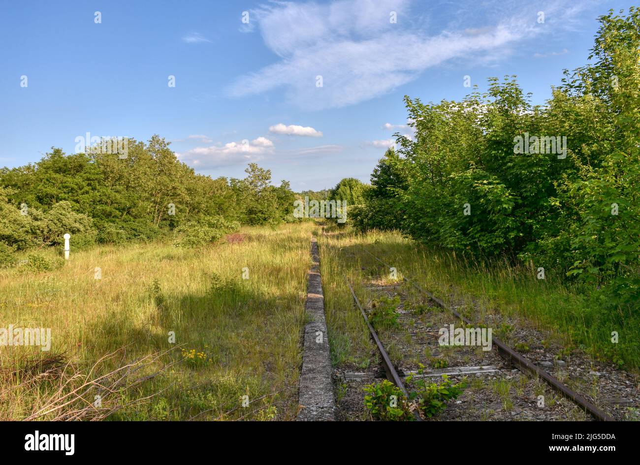 Pulkau, Schienen, Gleis, Bahndamm, Bahnlinie, Bahnhof, Eisenbahn ...
