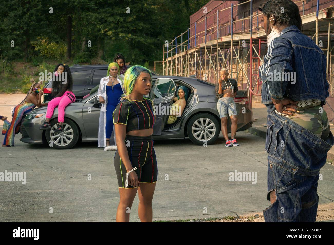 P-VALLEY, from left: Cherokee Hall, Chinet Scott, Toni Bryce, Sharae ...