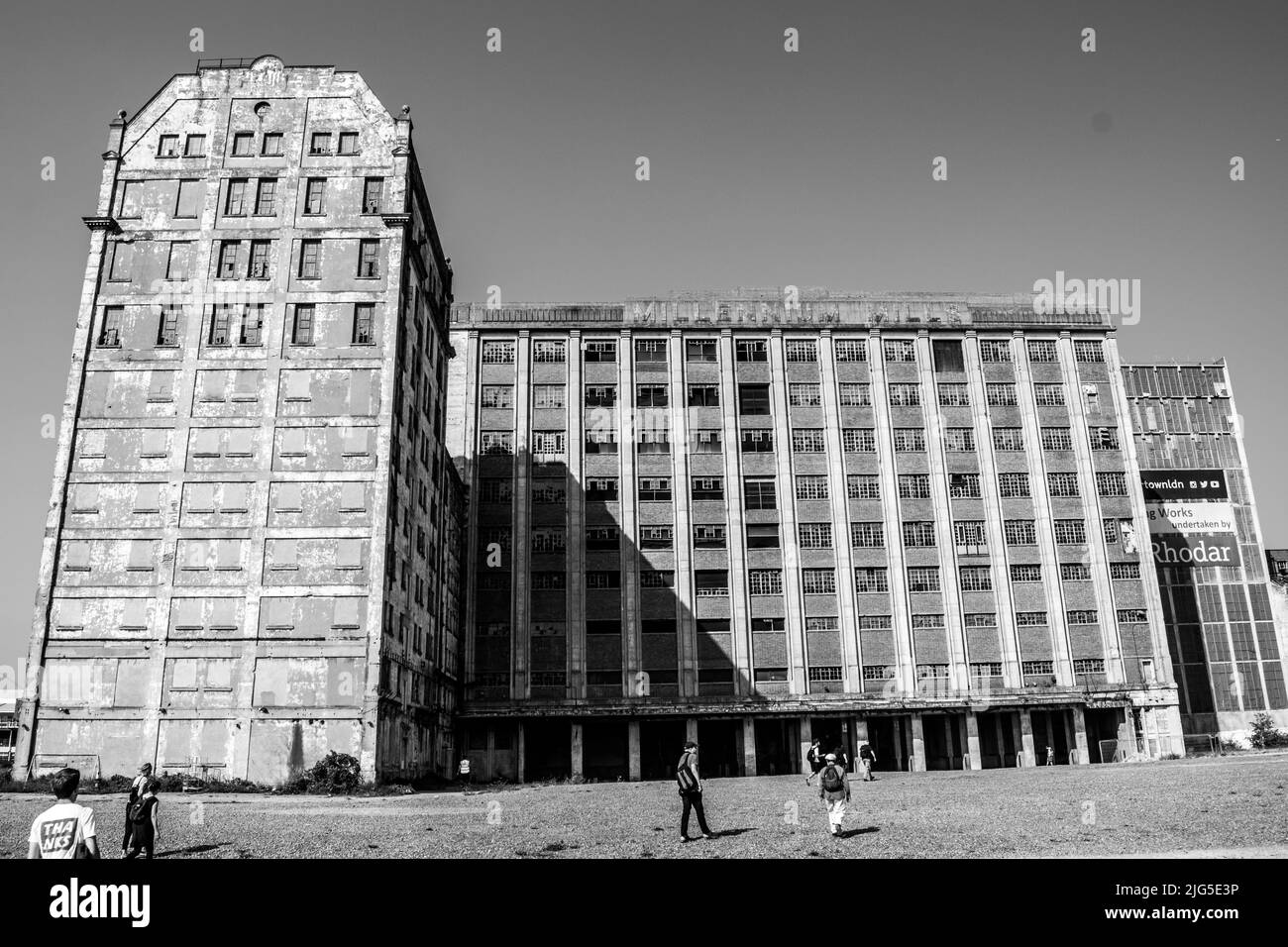 Derelict building, Spiller’s Millennium Mills during Open House London ...