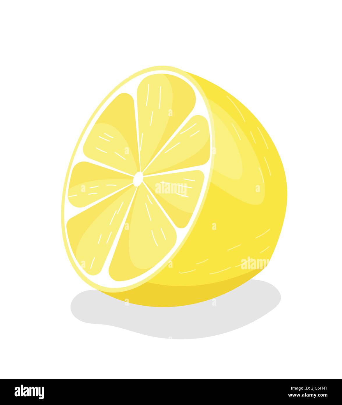 Half lemon icon Stock Vector Image & Art - Alamy