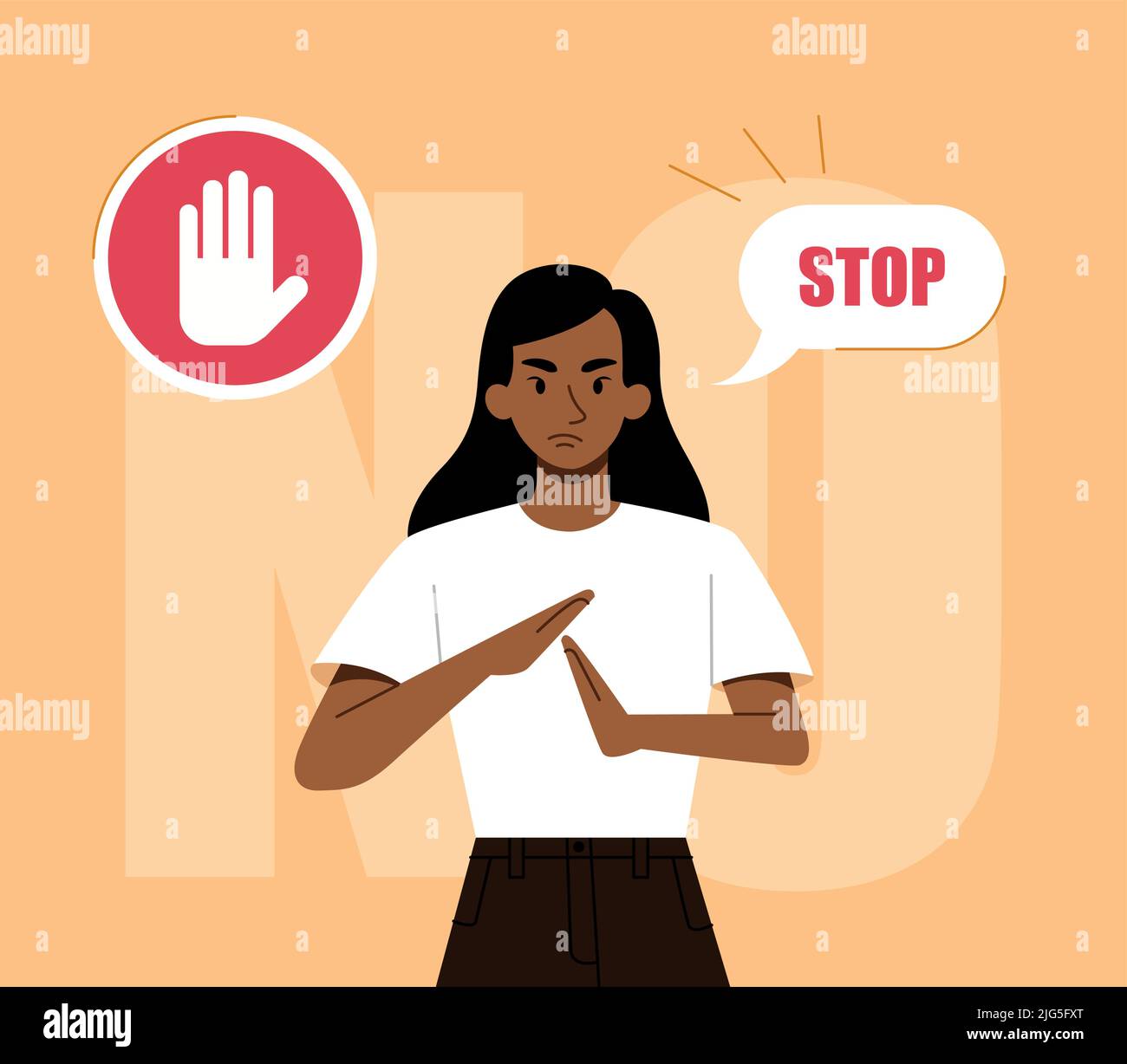 Cartoon annoyed woman hi-res stock photography and images - Alamy