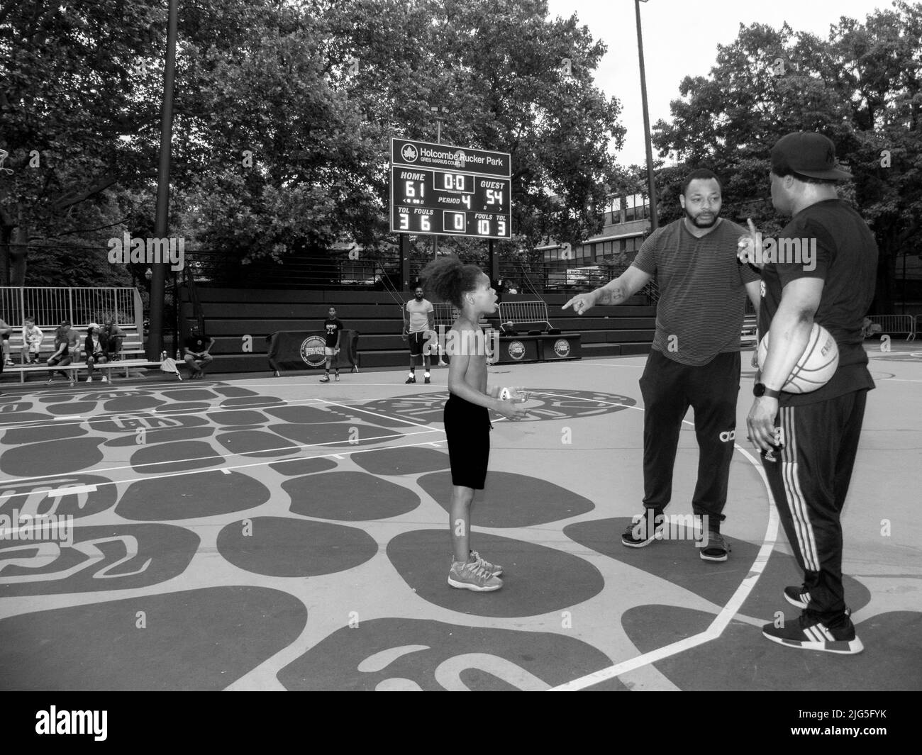 Rucker park harlem Black and White Stock Photos & Images - Alamy