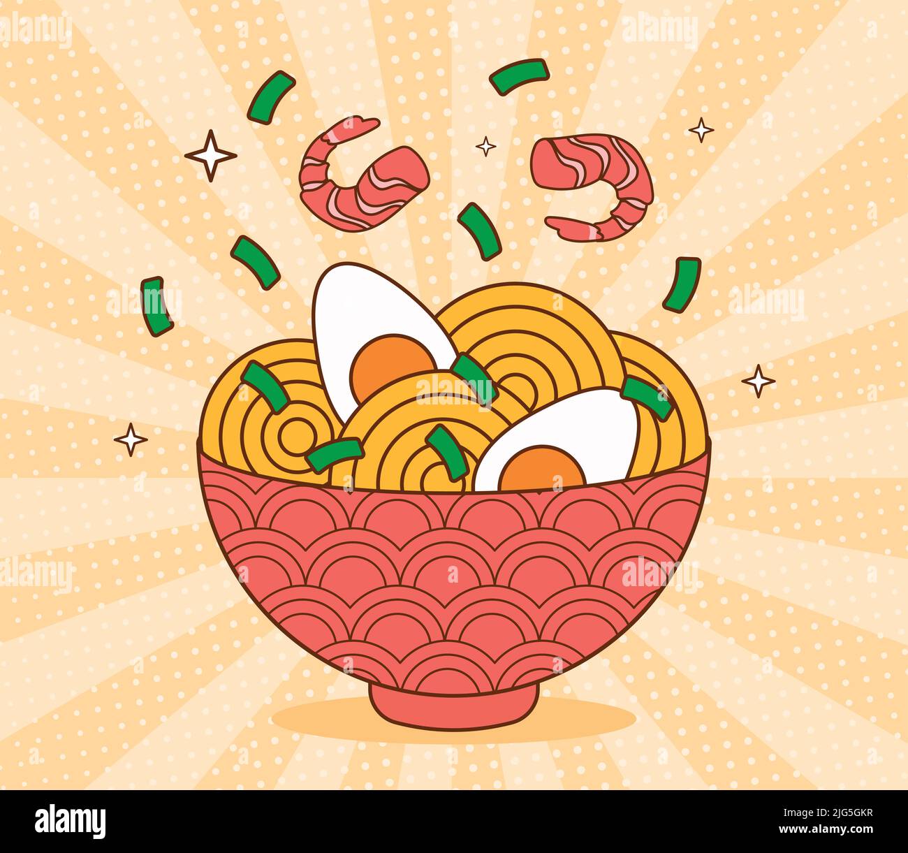 Bowl spaghetti meat sauce Stock Vector Images - Alamy