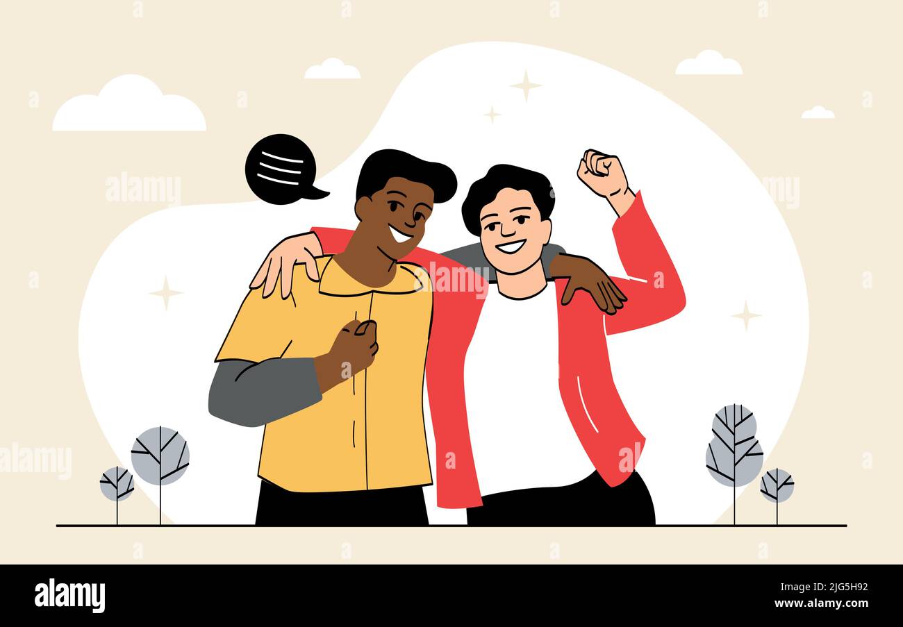 Interethnic Stock Vector Images - Alamy