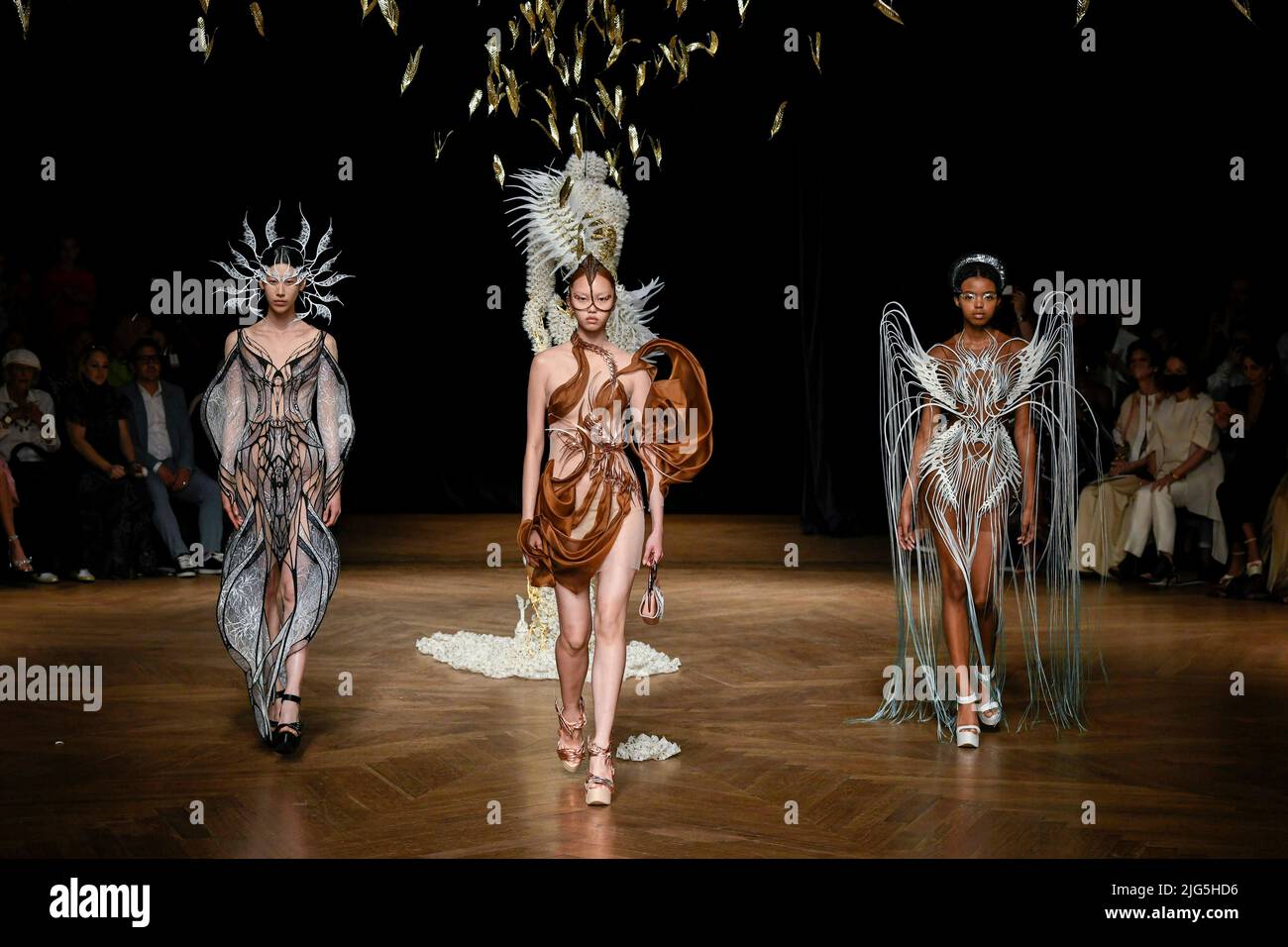 IRIS VAN HERPEN Haute Couture AW22-23 runway during Haute Couture Autumn-Winter 2022/23 on July ...