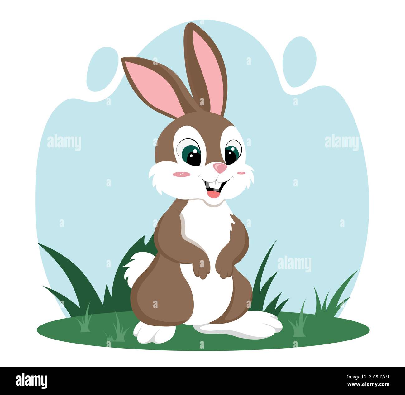 Cute little rabbit Stock Vector Image & Art - Alamy