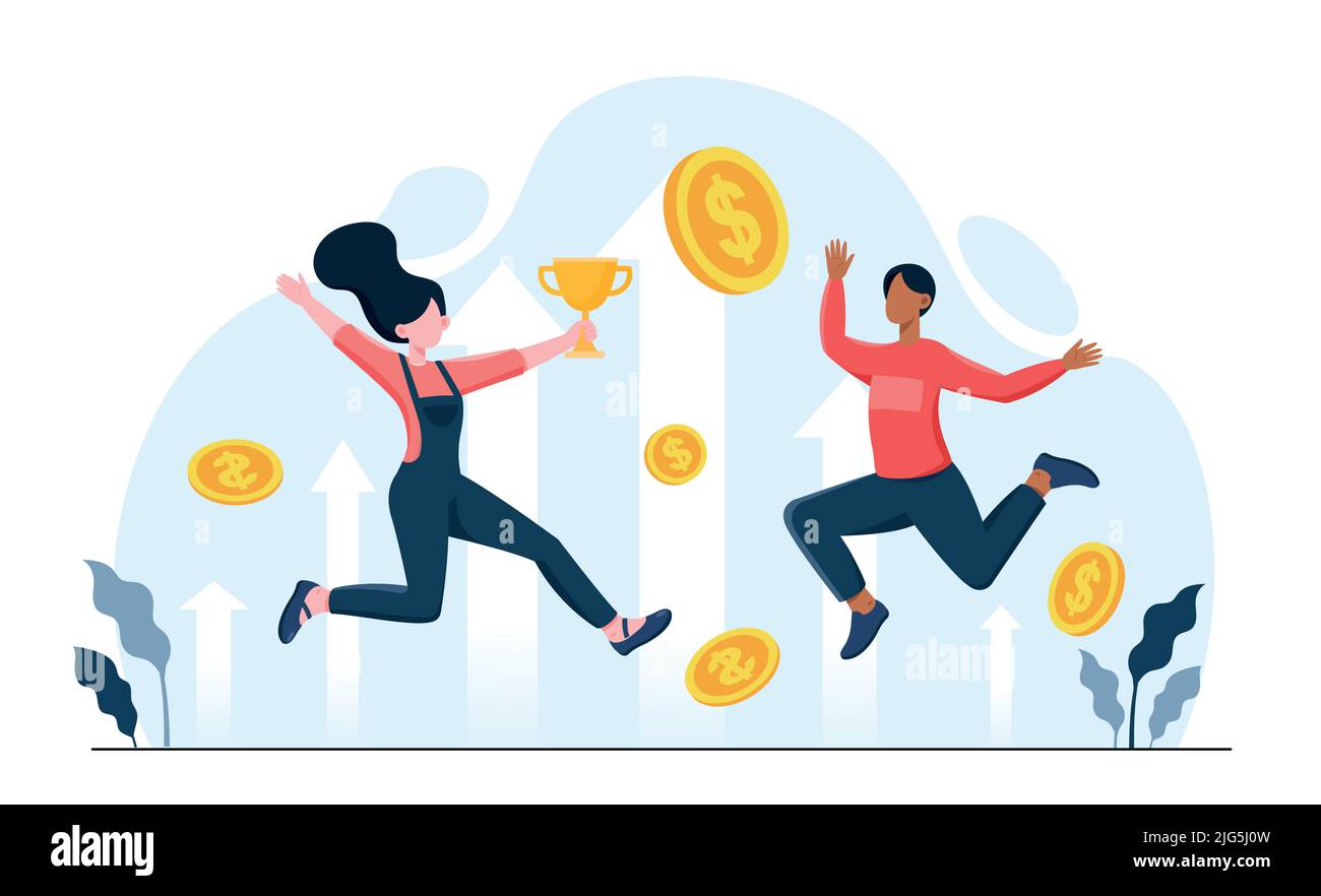 Achieving goals Stock Vector Images - Alamy