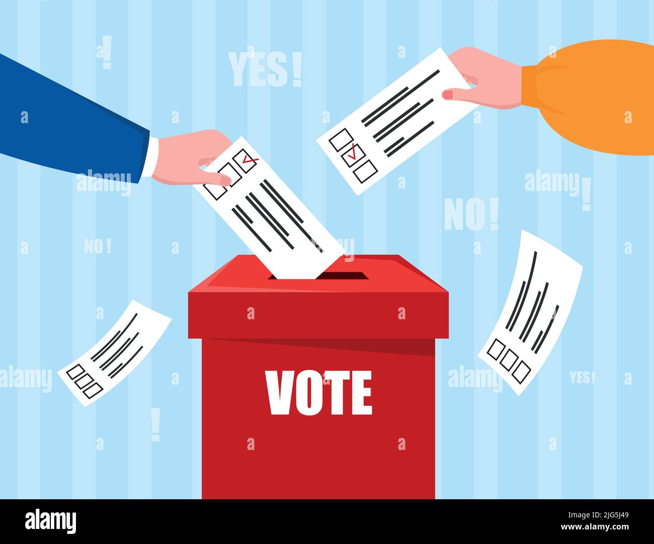 Concept of voting and elections Stock Vector Image & Art - Alamy