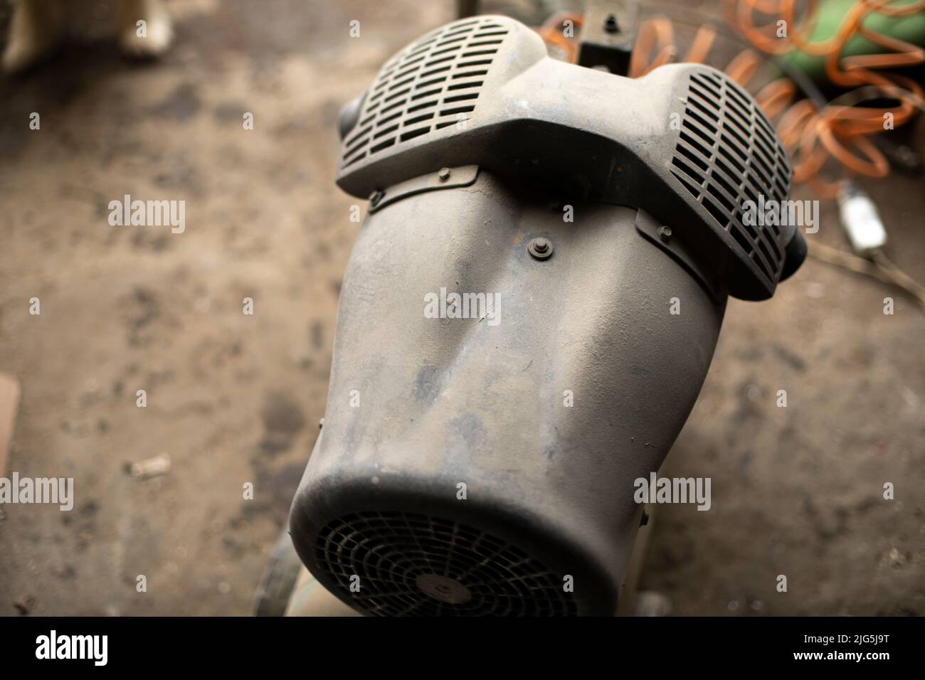 Electricity generator on diesel fuel. Device in garage. Technical ...