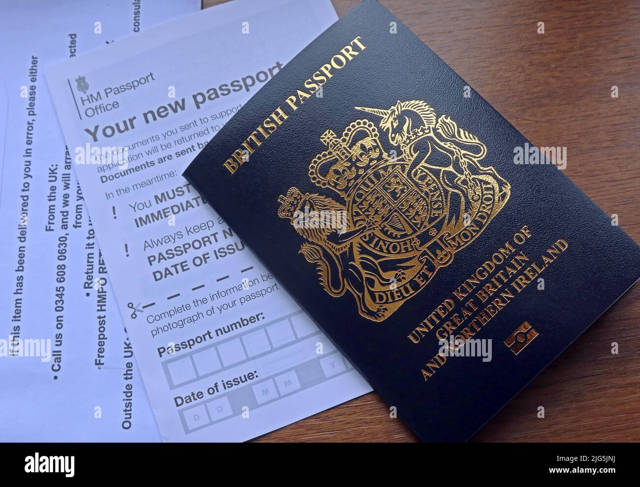 New british passport design hi-res stock photography and images - Alamy