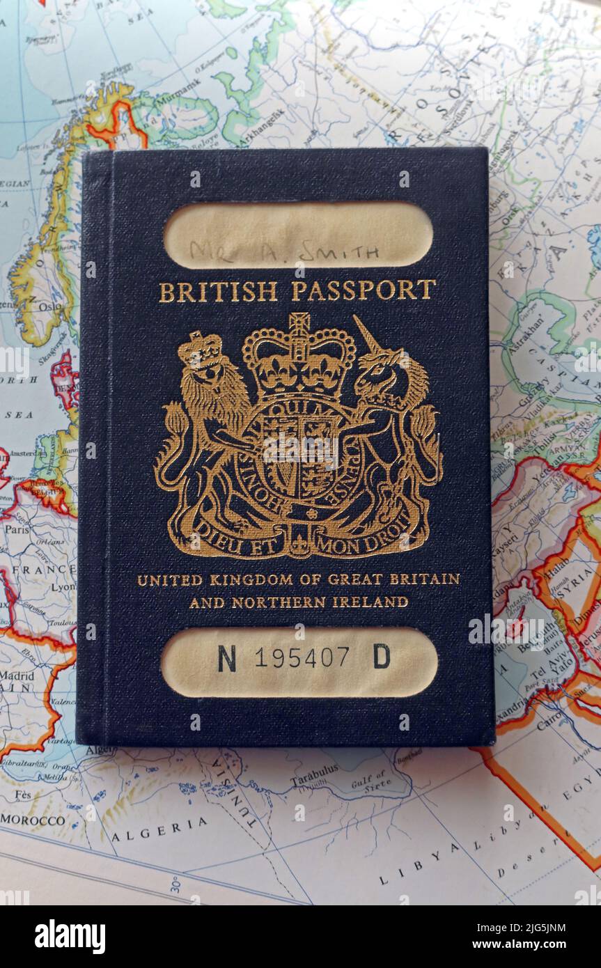 New british passport design hi-res stock photography and images - Alamy