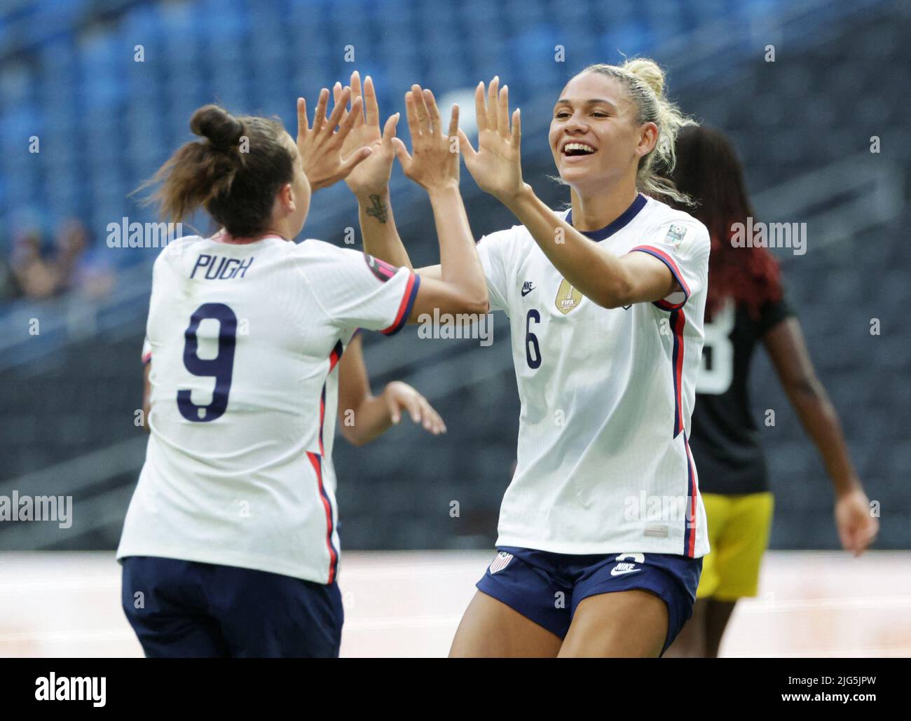 Trinity rodman celebrates hi-res stock photography and images - Alamy