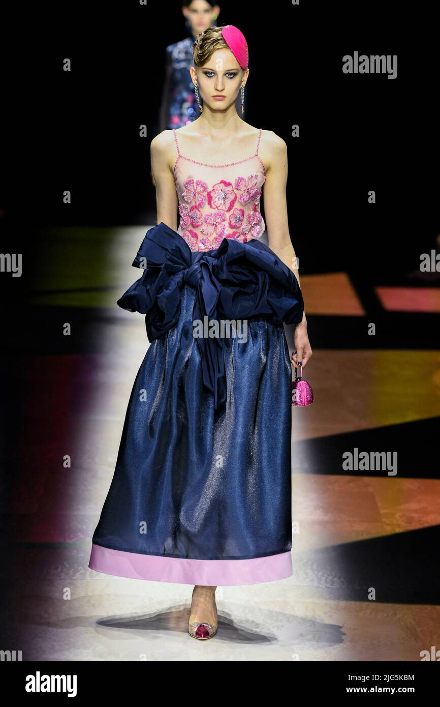 GIORGIO ARMANI PRIVE Haute Couture AW22-23 runway during Haute Couture ...