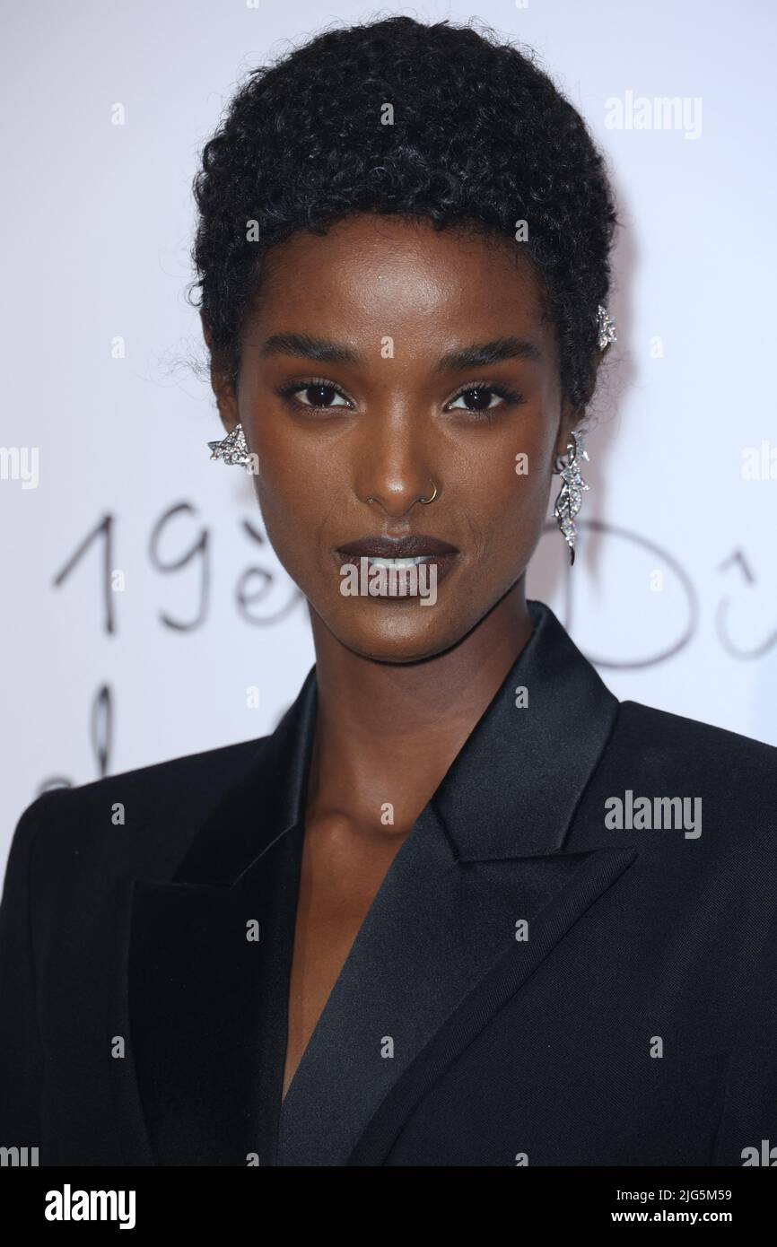Paris, France. July 07, 2022, Malika Louback at 19th "Diner de la mode ...