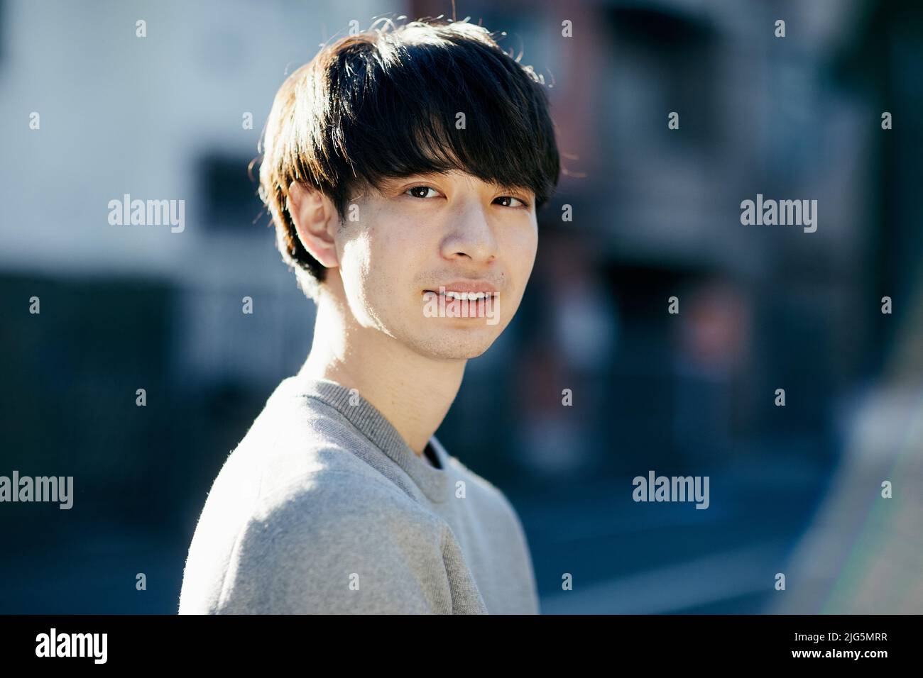Japanese man portrait Stock Photo - Alamy