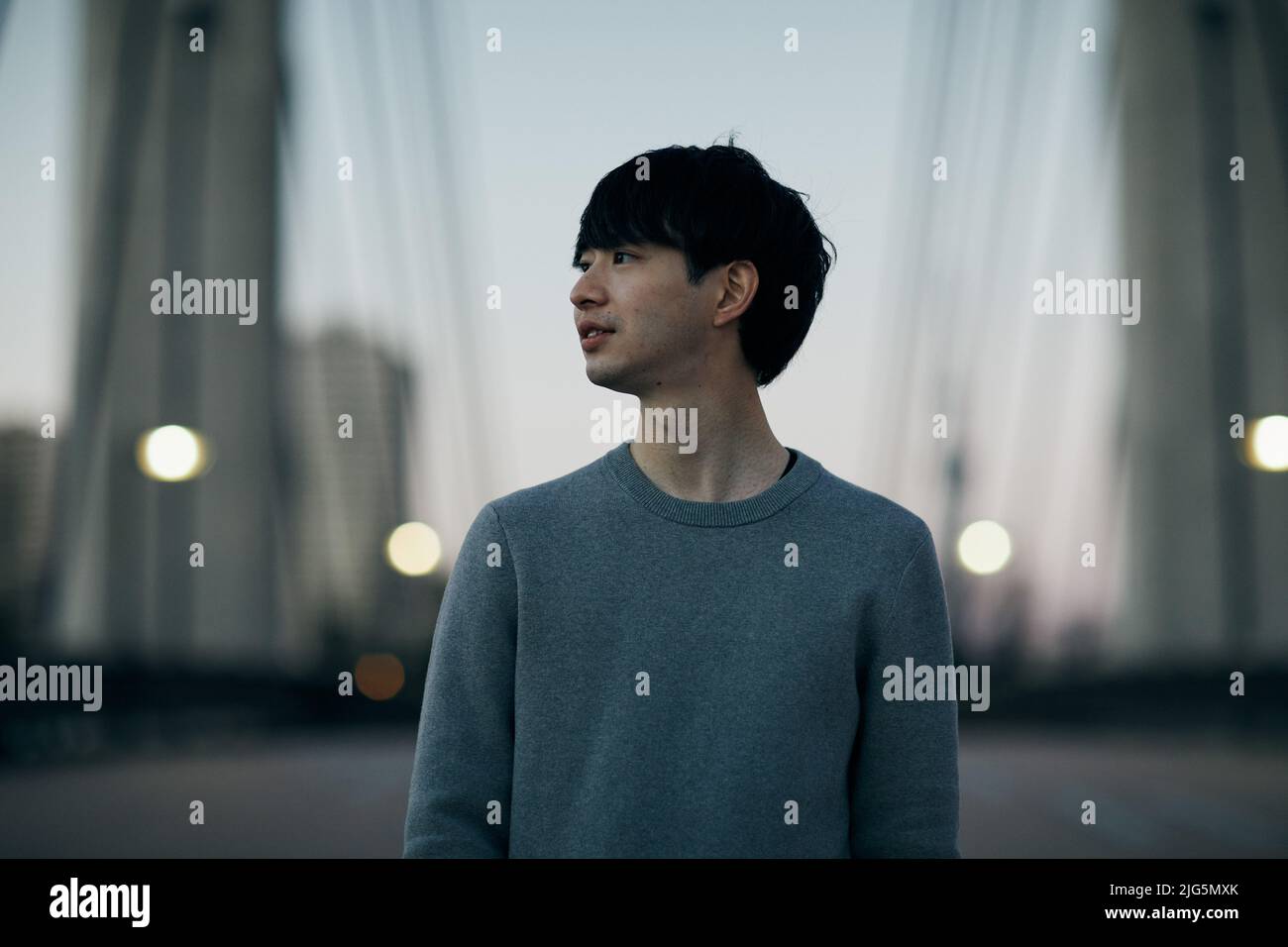 Japanese man portrait Stock Photo - Alamy