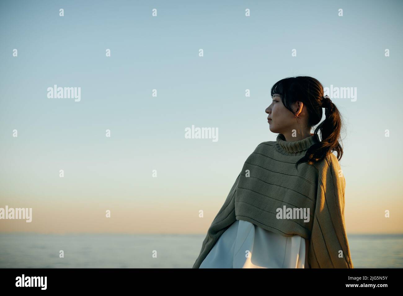 Japanese woman portrait Stock Photo - Alamy