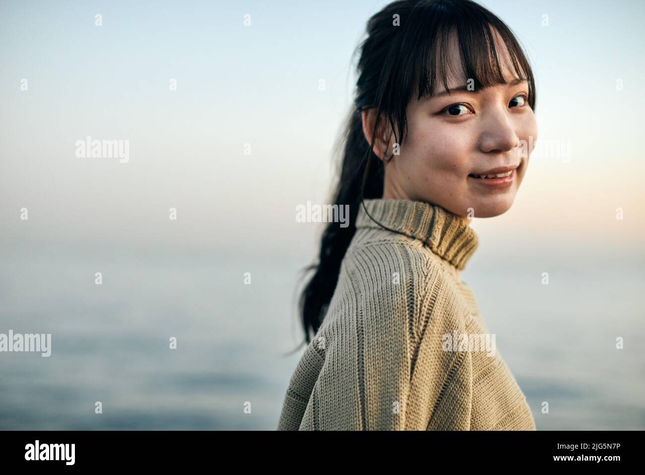 Japanese woman portrait Stock Photo - Alamy