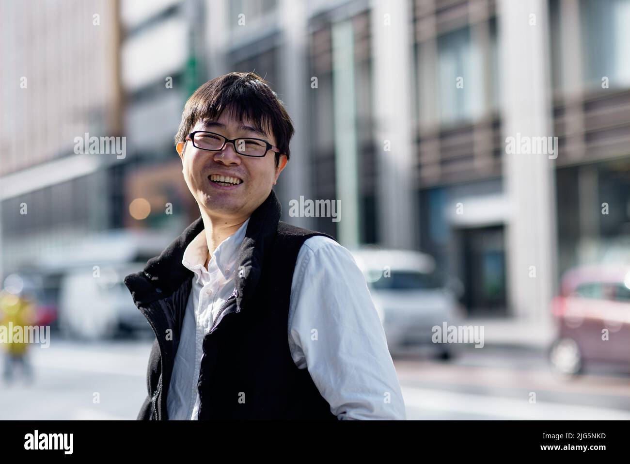 Japanese man portrait Stock Photo - Alamy