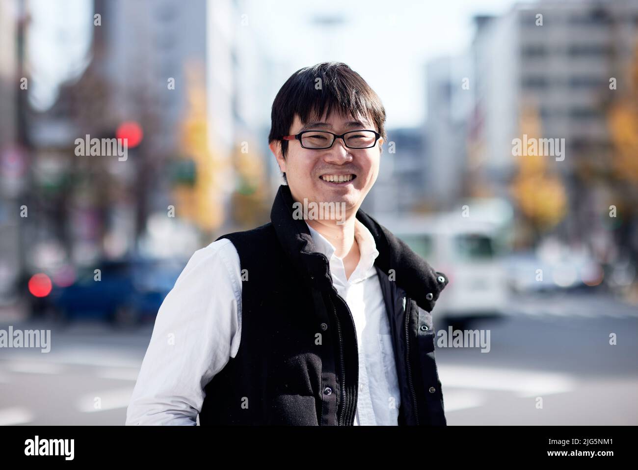 Japanese man portrait Stock Photo - Alamy
