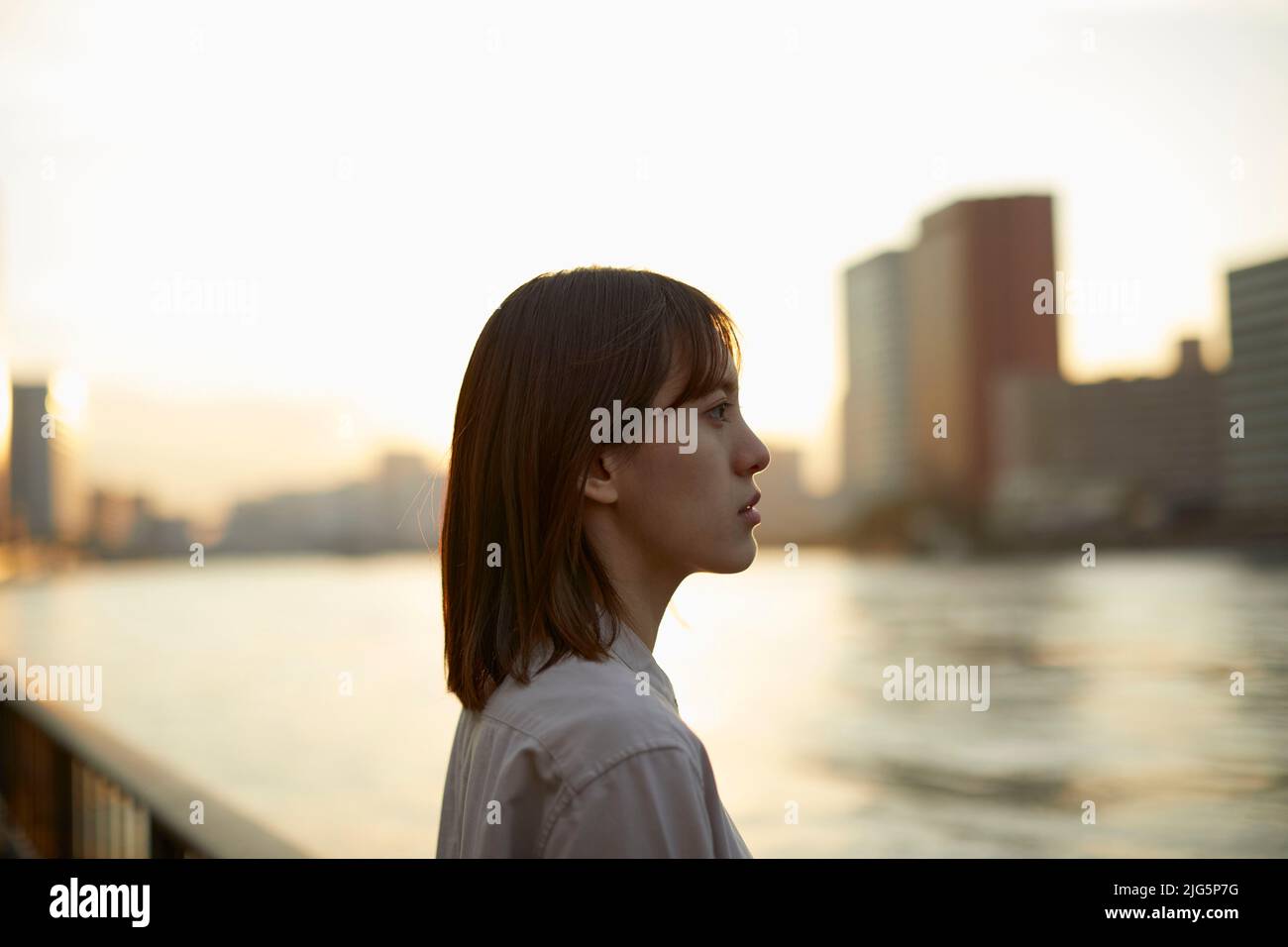 Japanese woman portrait Stock Photo - Alamy