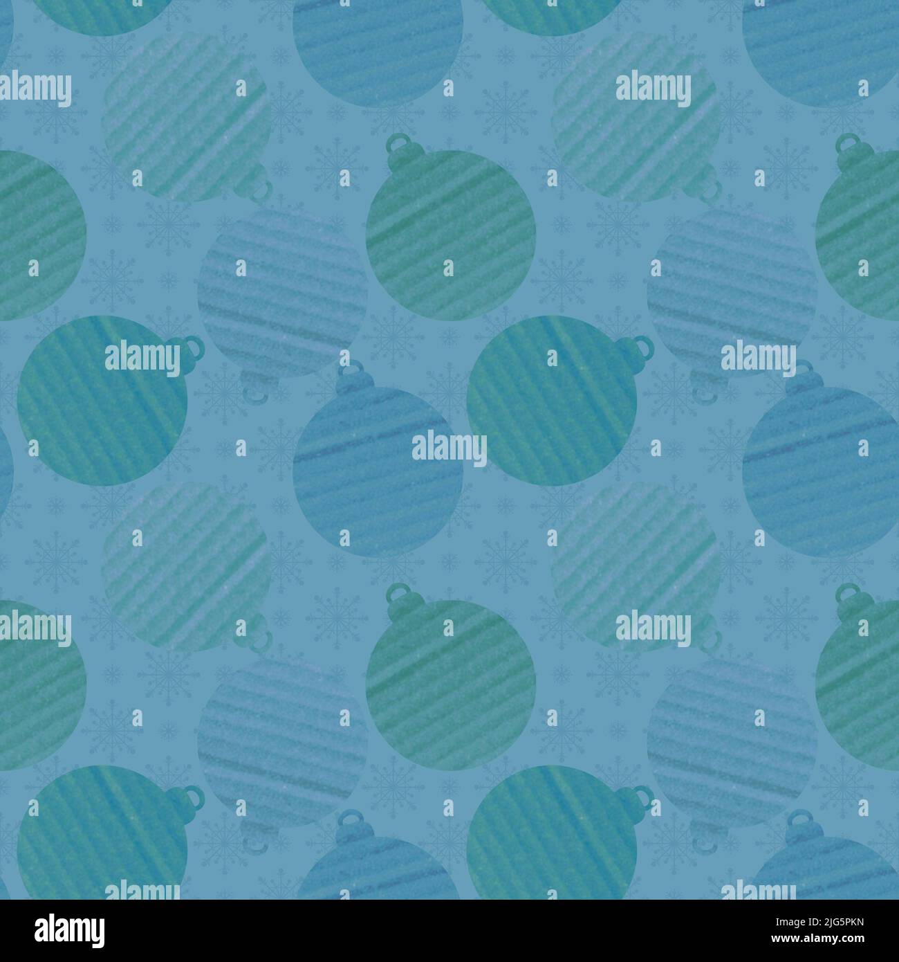 Christmas tree balls seamless pattern for wrapping paper and clothes ...