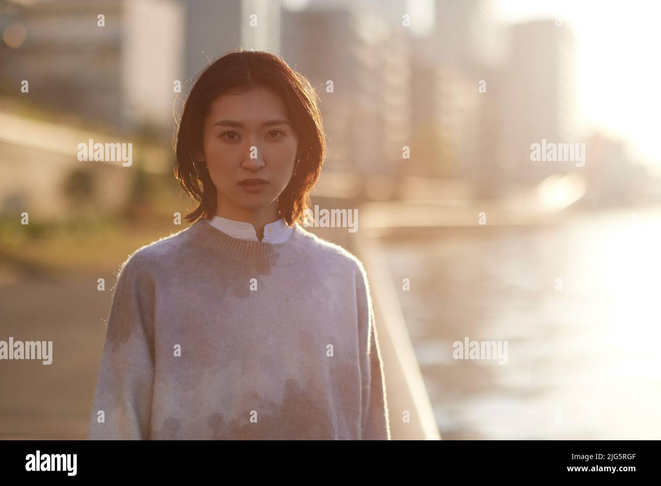 Japanese woman portrait Stock Photo - Alamy