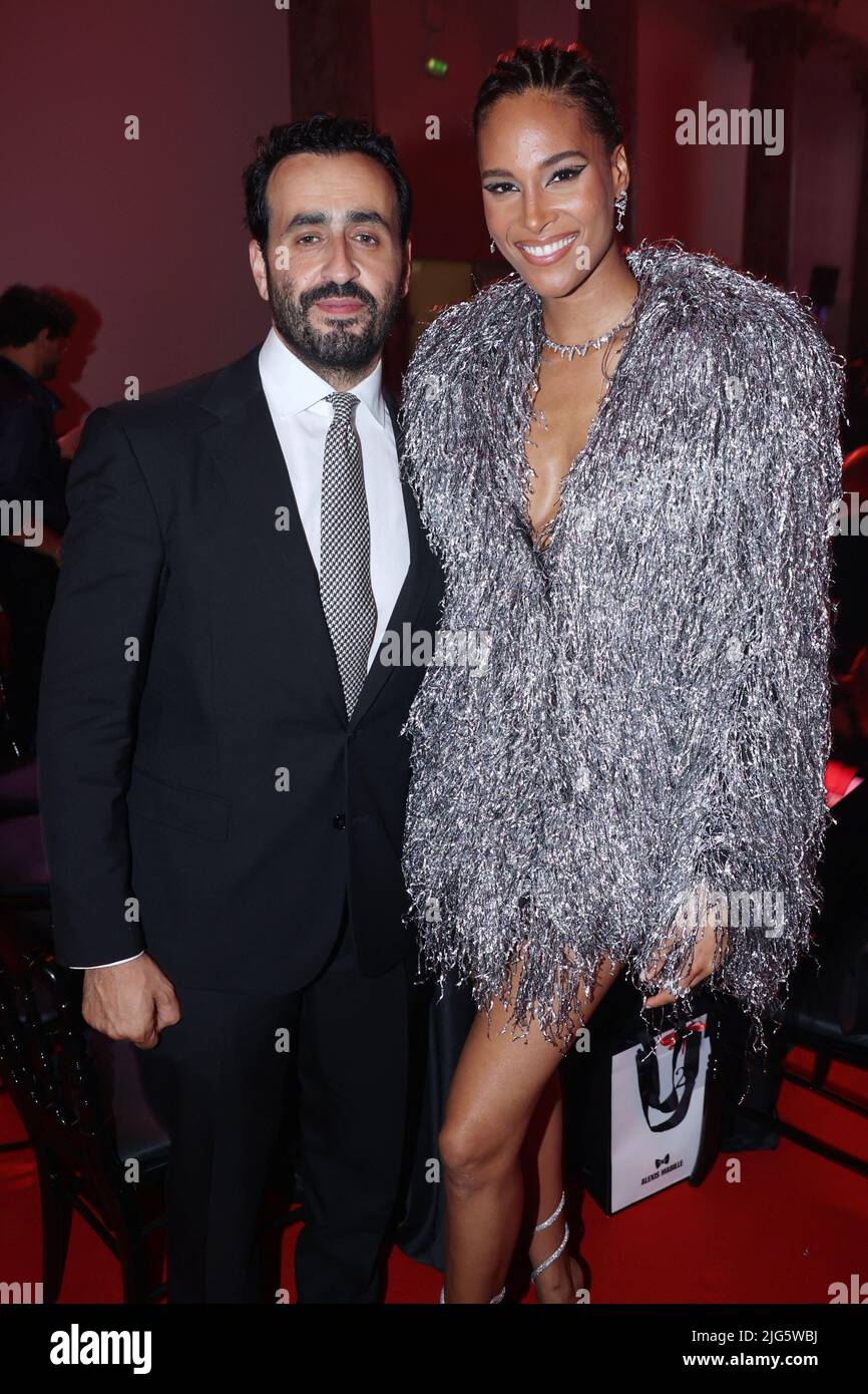 Paris, France. July 07, 2022, Jonathan Cohen and Cindy Bruna at 19th ...
