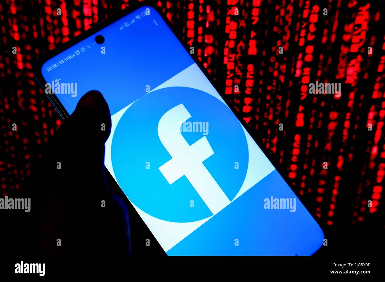 Facebook sign india hi-res stock photography and images - Alamy